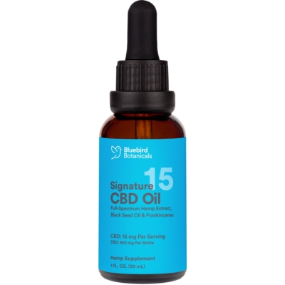 Expert review of Bluebird Botanicals Signature CBD Oil -15mg | ExpertVoice